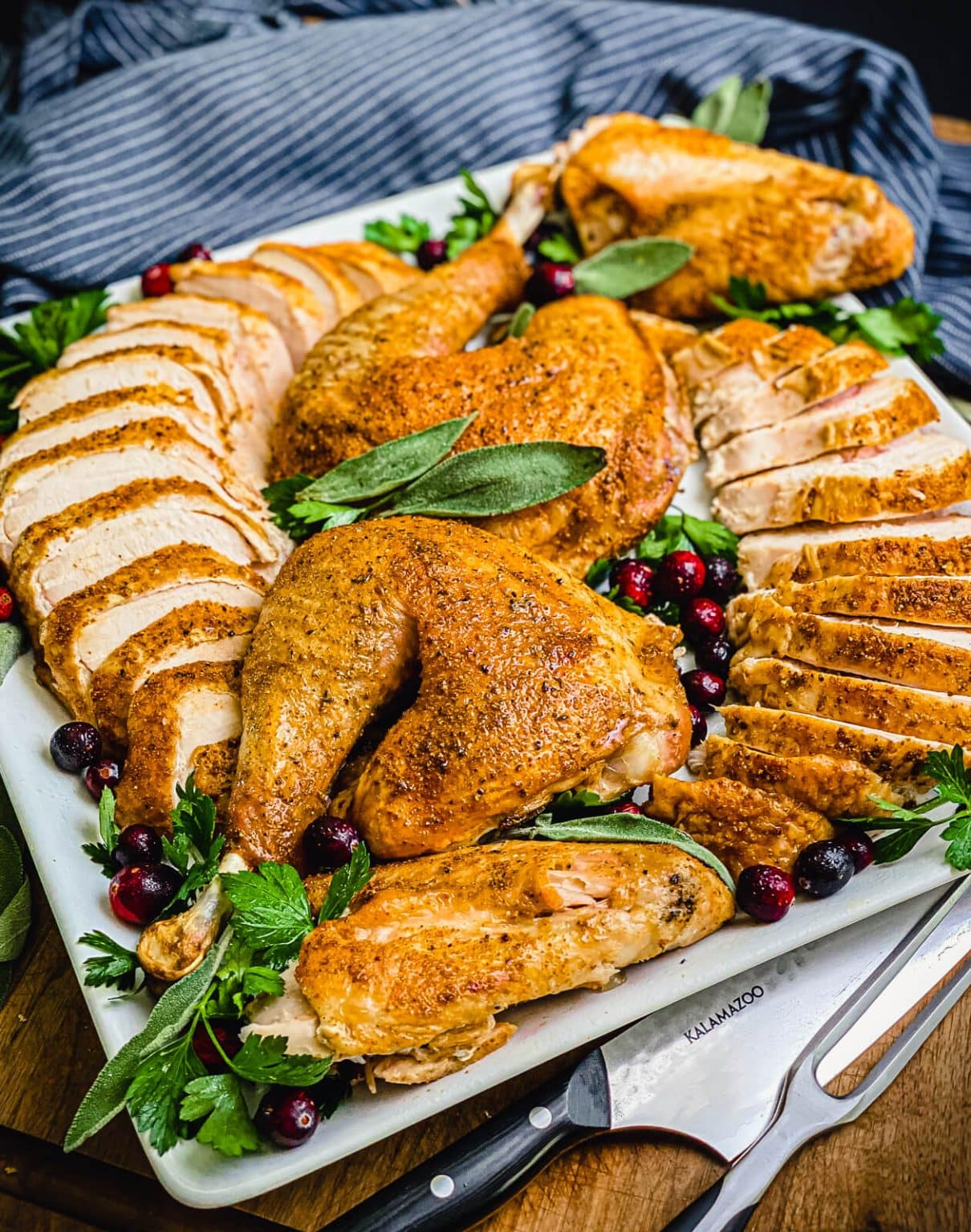 Grilled Whole Turkey Recipe - Grillseeker