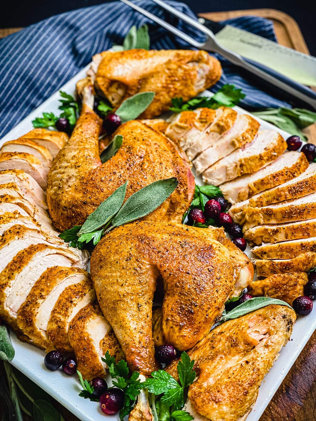 Grilled Whole Turkey Recipe - Grillseeker