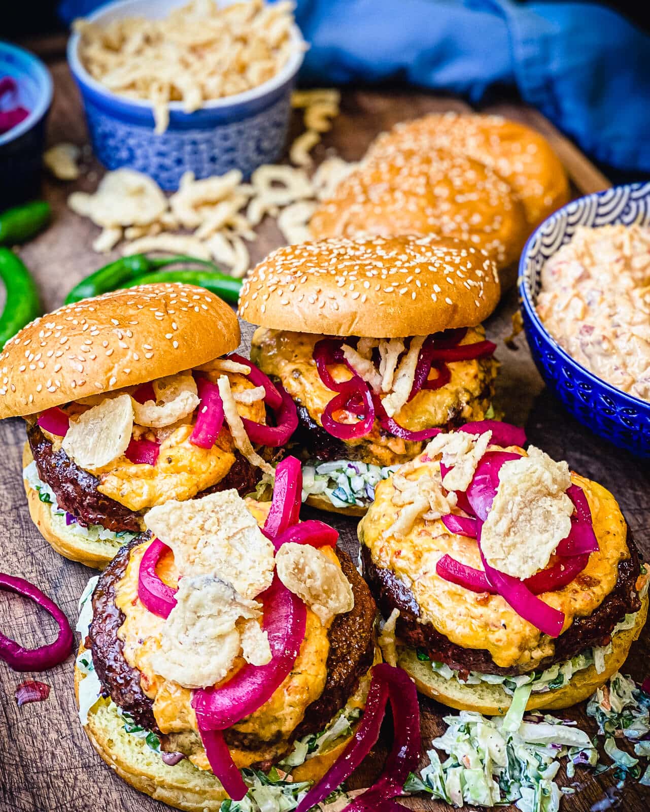 The BEST Pimento Cheeseburgers - Grillseeker