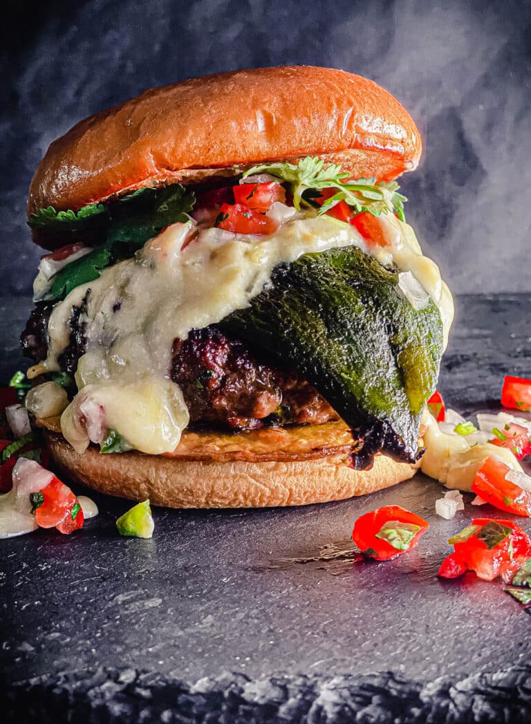 Mexican Burger with Queso Fresco - Grillseeker