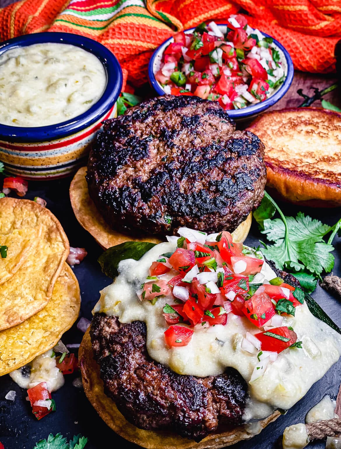 Mexican Burger with Queso Fresco - Grillseeker