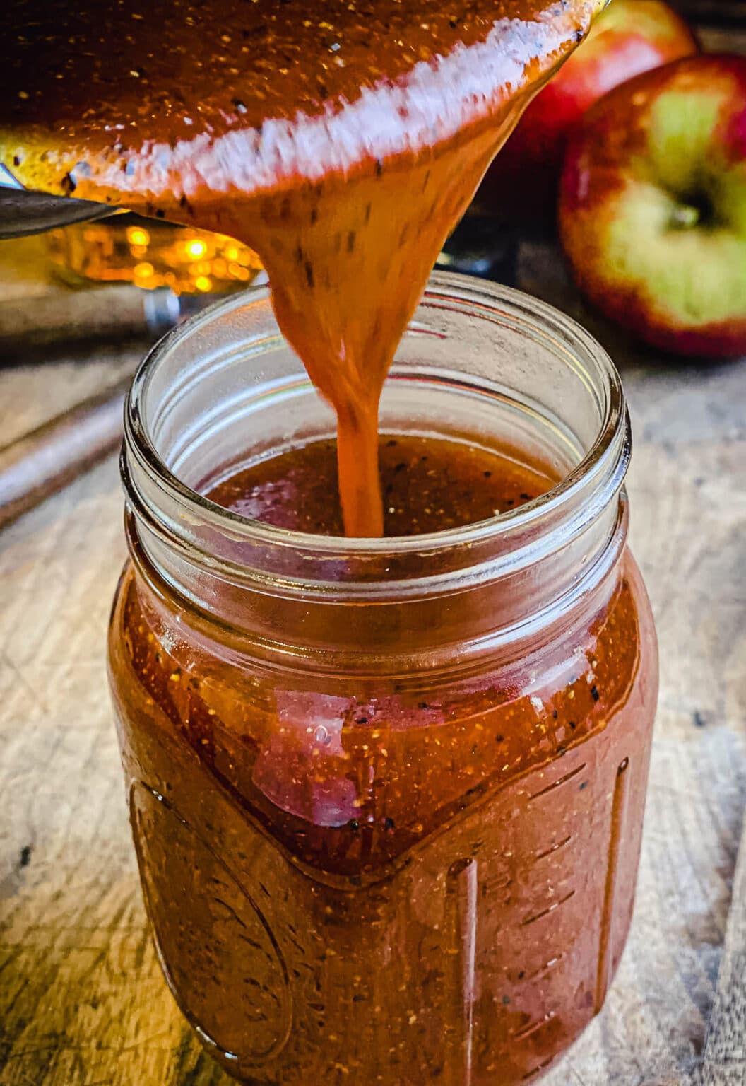 Blazin’ Apple Whiskey BBQ Sauce - Grillseeker