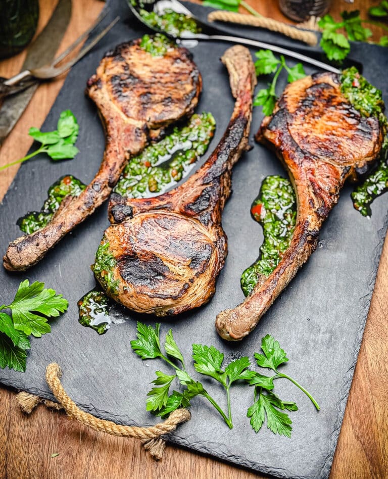 Tomahawk Pork Chop Recipe [AMAZING] - Grillseeker