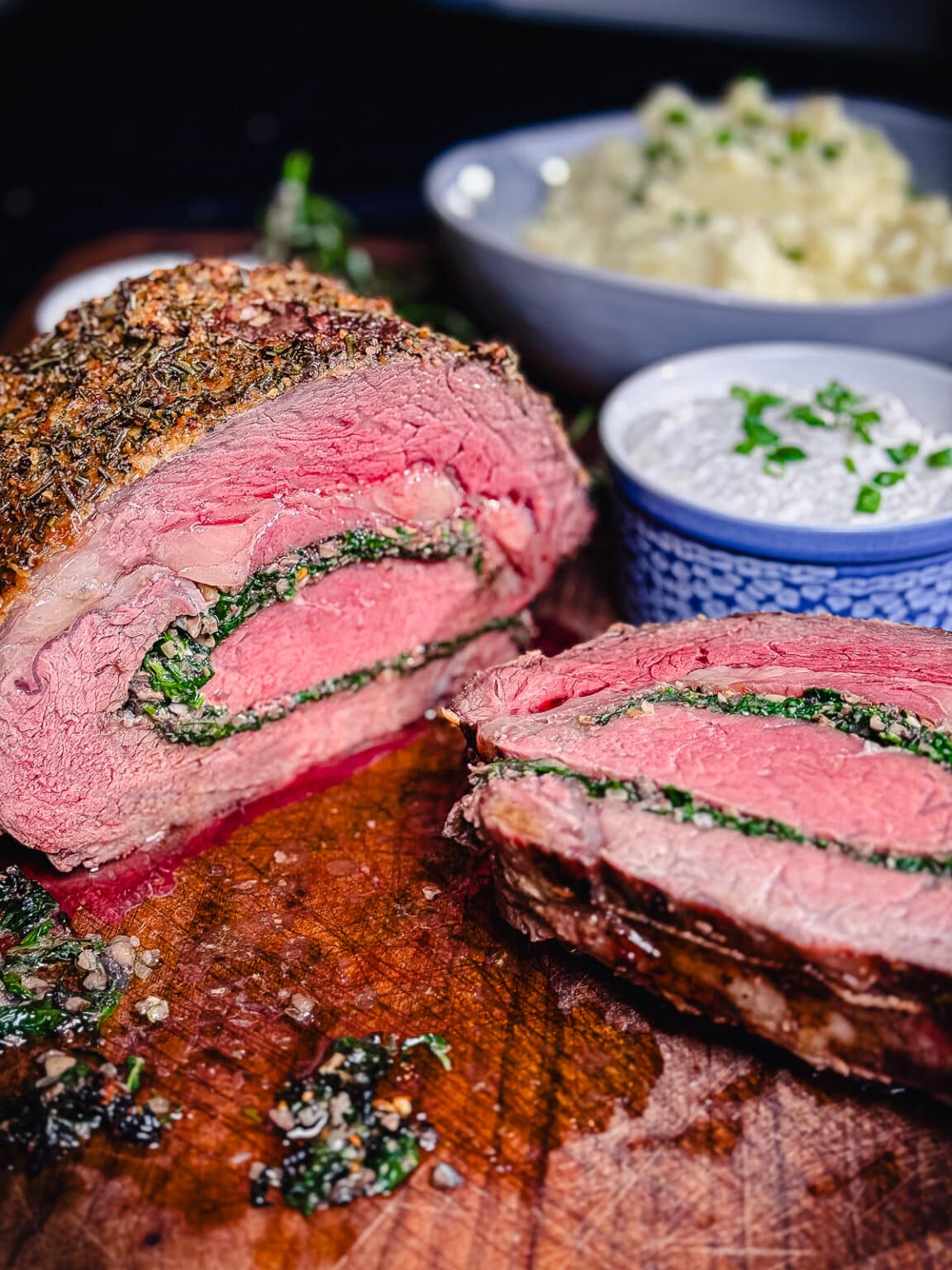 Rosemary Crusted Stuffed Prime Rib - Grill Outdoor Recipes - Grillseeker