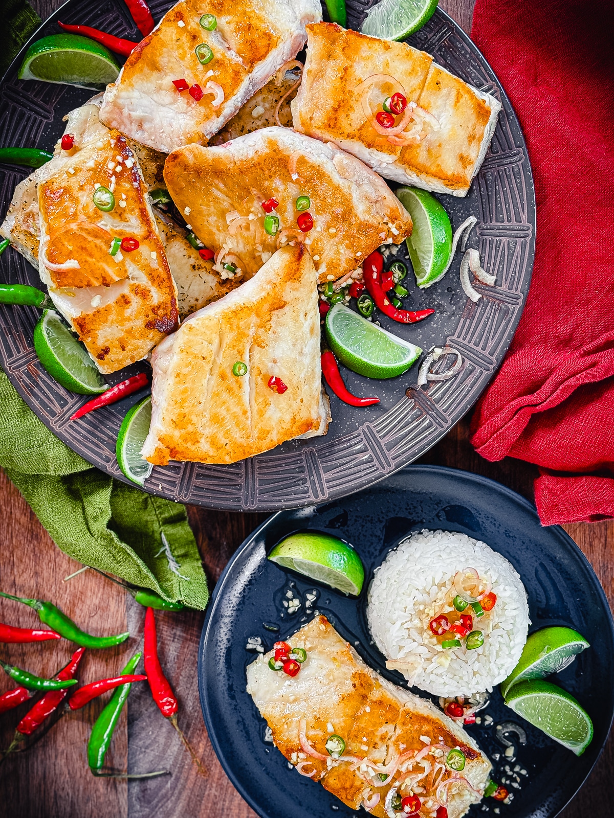 Pan Seared Red Snapper with Prik Nam Pla - Grillseeker