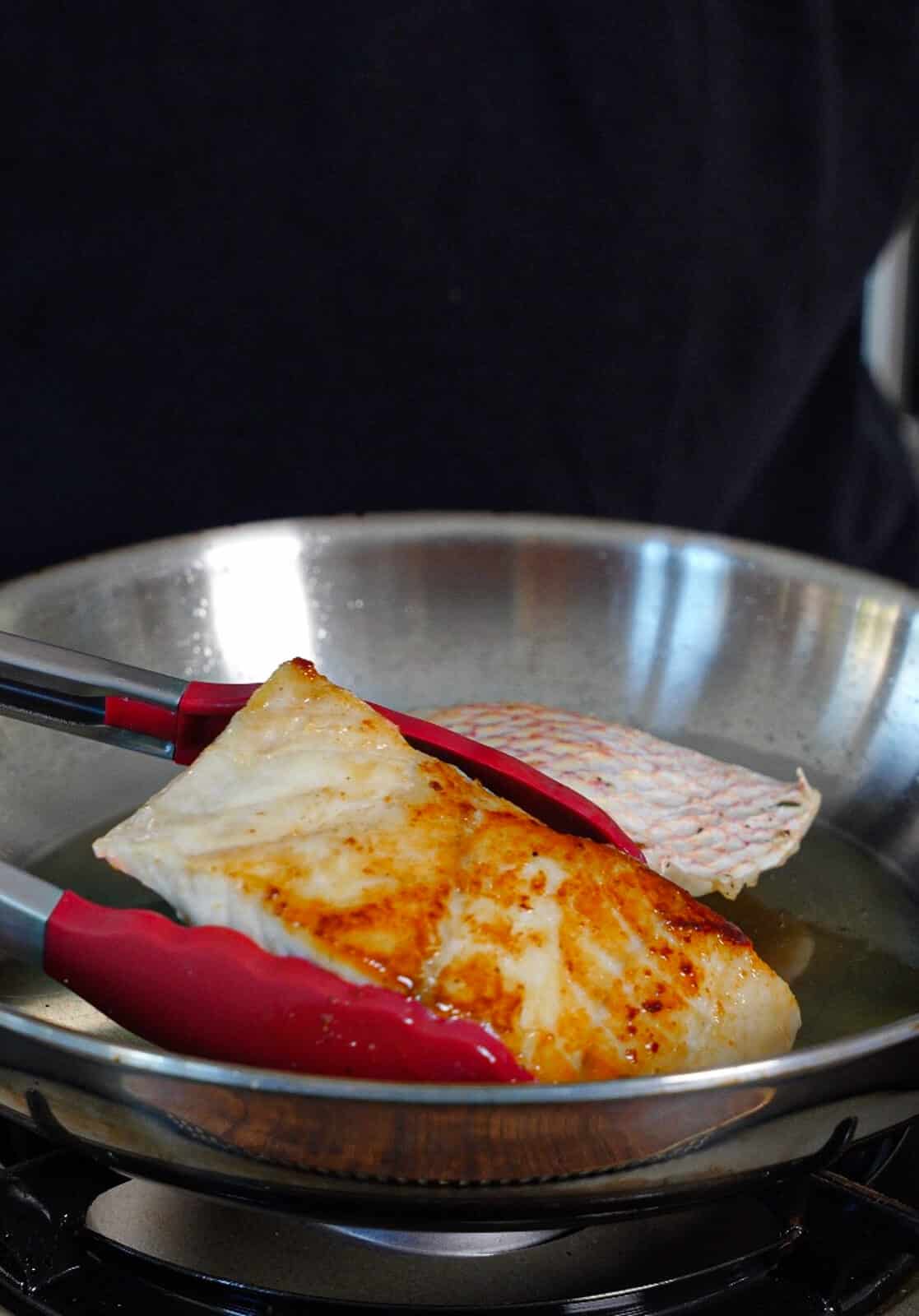 Pan Seared Red Snapper with Prik Nam Pla - Grillseeker